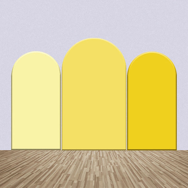Bridge Yellow Colors One Sided Arch Backdrop Kit - Aperturee