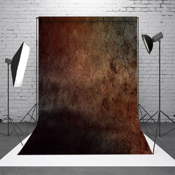 Aperturee Dark Black Brown Crack Photography Studio Backdrops