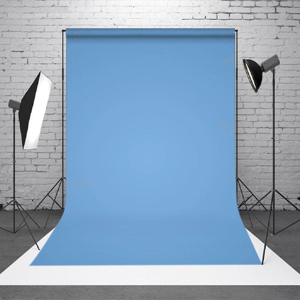Pure Light Blue Professional Portrait Photo Backdrop - Aperturee