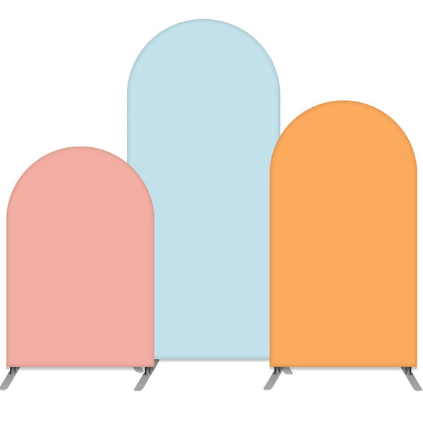 Aperturee Double Sided Pink Solid Arch Backdrop Kit For Party | Chiara ...